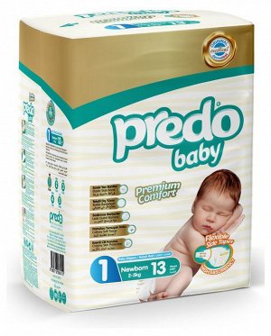 Подгузники Predo baby № 1 (2-5 кг) 13 шт | Подгузники Predo baby ...