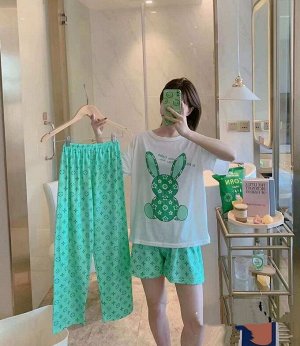 Пижама(футболка , шорты и брюки) | Одежда для дома. Женские пижамы