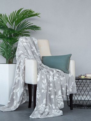 Dome / Плед Палмен цвет: серый (200х220 см) | Эксклюзивно! Пледы и ...