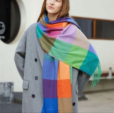 Палантины носим стильно! Платки, шарфы . Женские палантины и шали ...