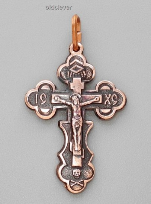 Крестик нательный, медь КП004 | Православие / Крестики,иконки