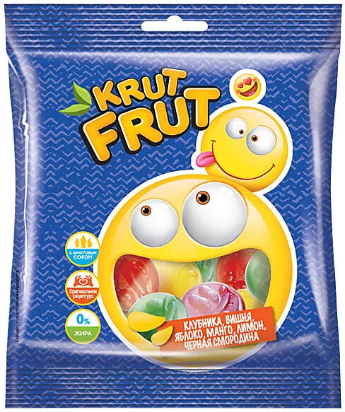 KDV / KrutFrut Мармелад жевательный "Смайлики" 70 г | Мармелад (упаковки от 30 до 250. Мармелад ...