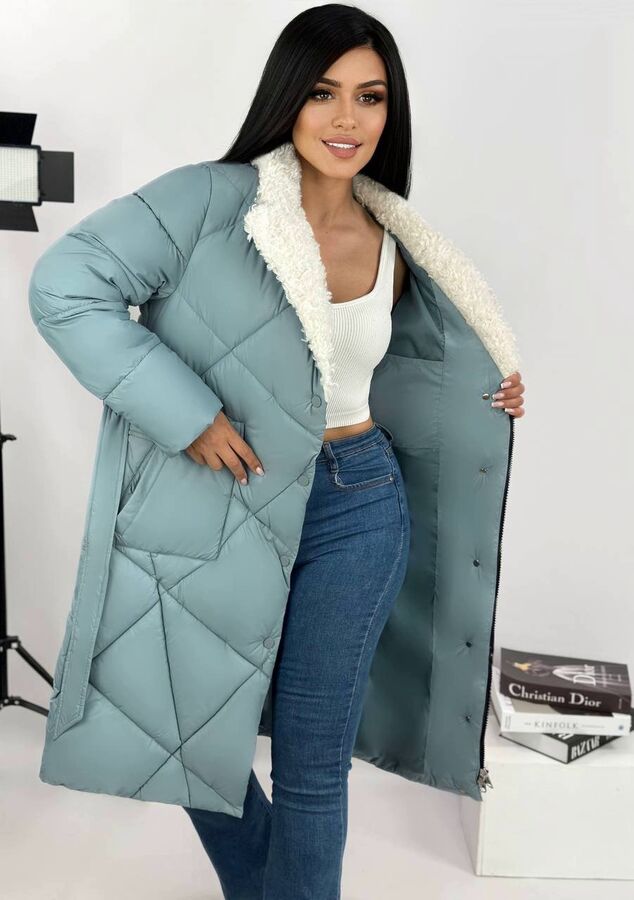 Куртка зимняя большого размера | Зимняя верхняя Plus-size. Женская ...