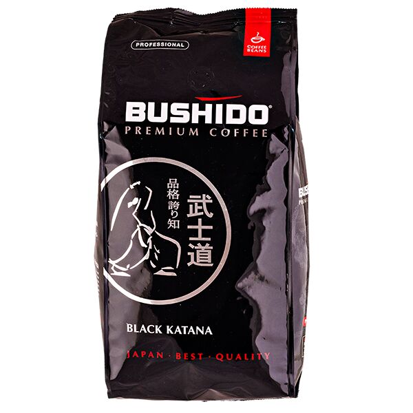 Кофе BUSHIDO Black Katana 1кг зерно 1/4 | КОФЕ В ЗЕРНАХ. Кофе в зернах
