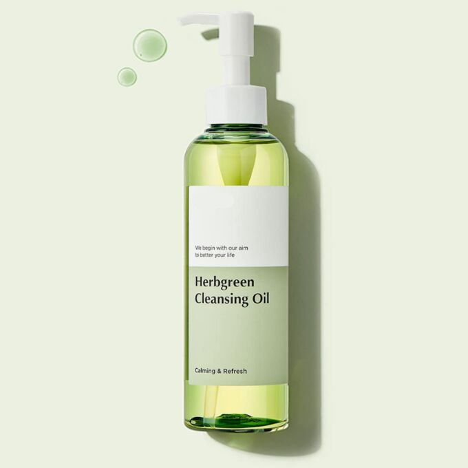 Гидрофильное масло на основе комплекса трав Herb Green Cleansing Oil ...