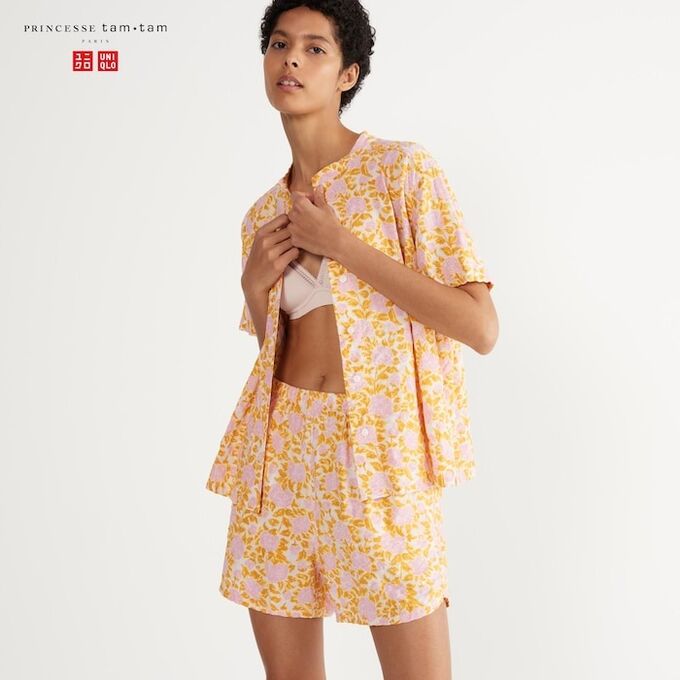 UNIQLO Princesse Tam Tam - милая пижама с ботаническим принтом - 11 ...