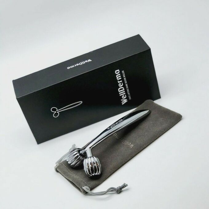 WELLDERMA Face Lifting Dark Silver Roller Роликовый массажер для ...