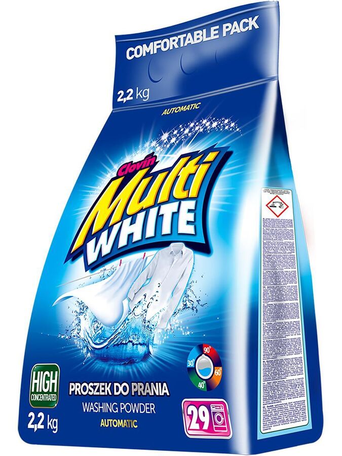 Multiwhite стиральный порошок для белого белья 2,2 кг пакет ...