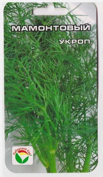 Сибирский сад / Укроп Мамонтовый (Код: 73439) | Овощи У-Я. Семена овощей