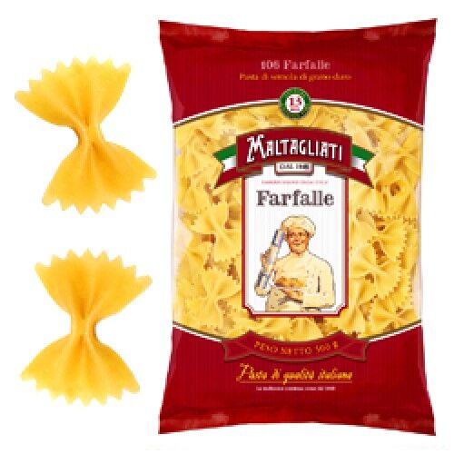 MALTAGLIATI / Мак.изд."Мальтальяти" №106 бантики 500гр | Макаронные ...