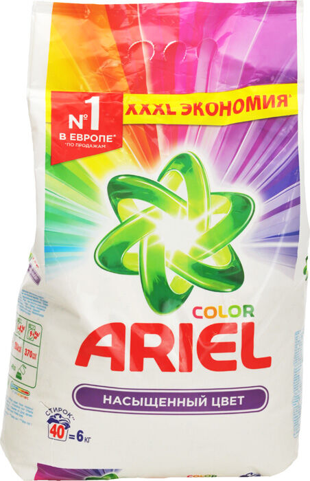 Стиральный порошок Ariel Автомат Color Style, 6 кг | Средства для ...
