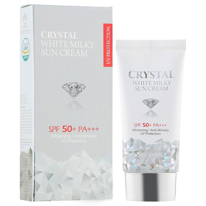 Крем для лица осветляющий антивозрастной солнцезащитный SPF 50+ 3W ...